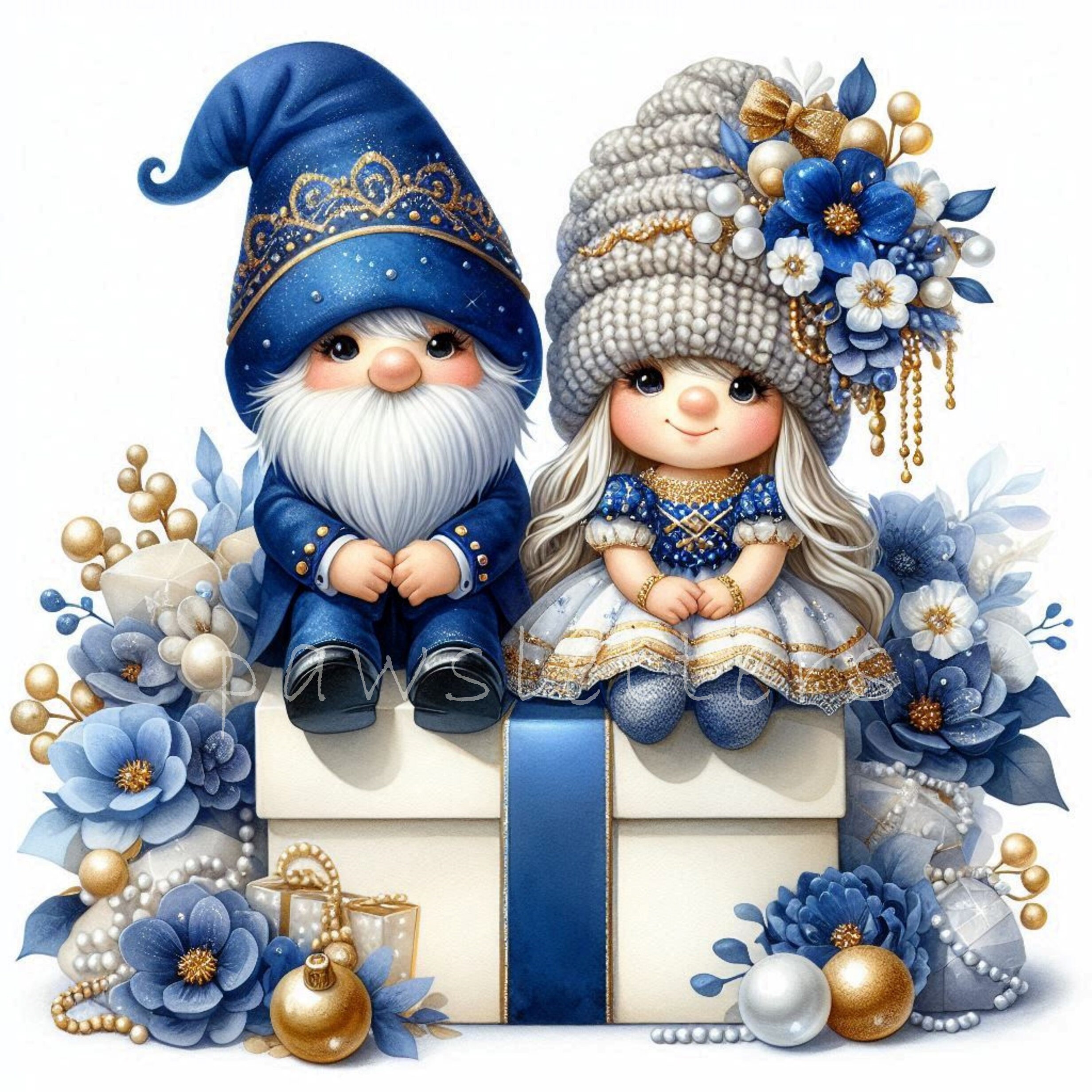Fairy Tale Wedding Gnome Clipart | Set of 10 | High Quality 300 DPI ...