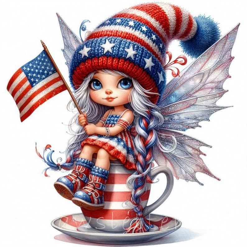 Gnome 4th of July Clipart Set of 10 High Quality 300 DPI Jpegs ...