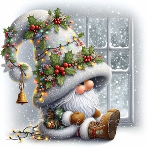 Winter Gnome Clipart | Set of 10 | High Quality 300 DPI Jpegs ...