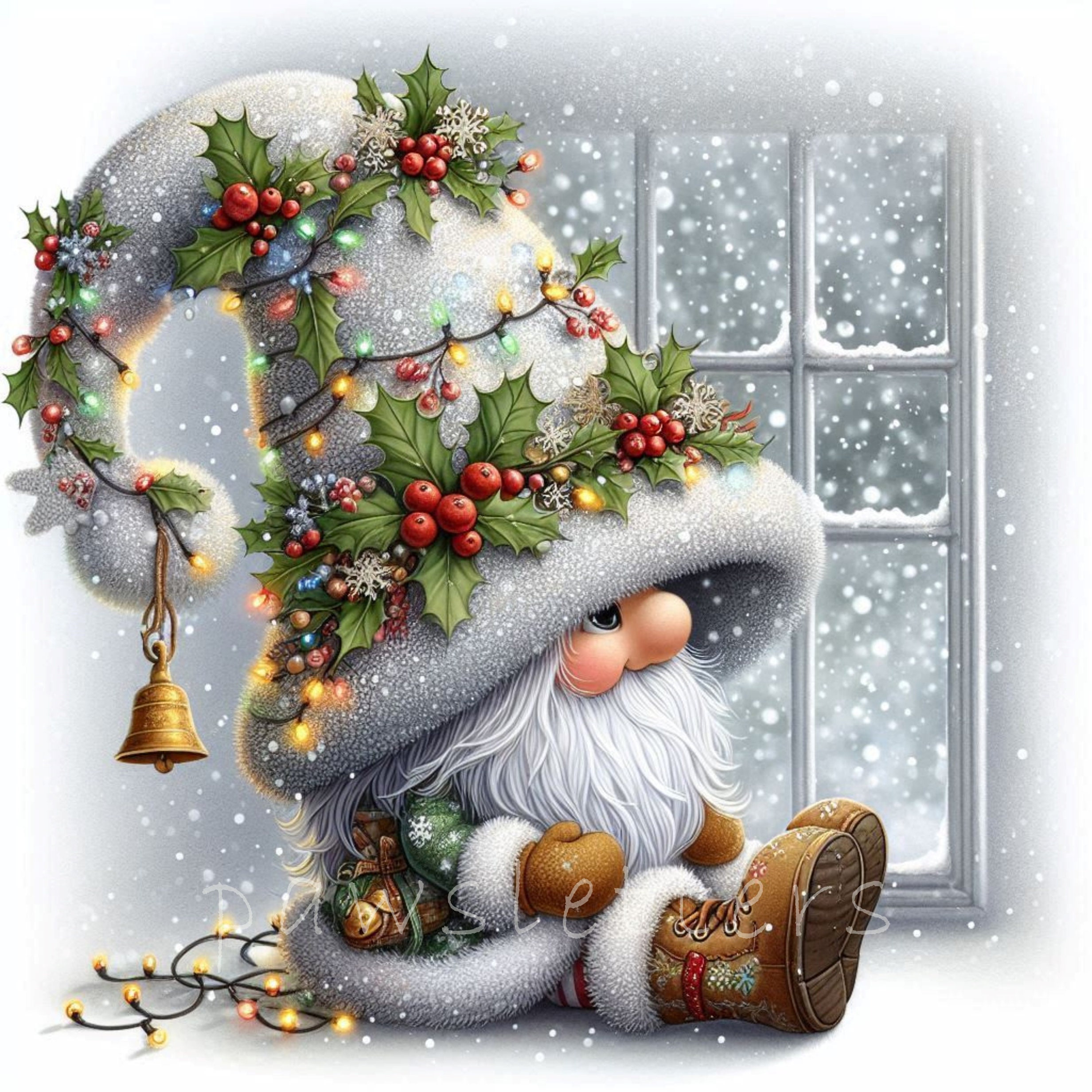 Winter Gnome Clipart | Set of 10 | High Quality 300 DPI Jpegs ...