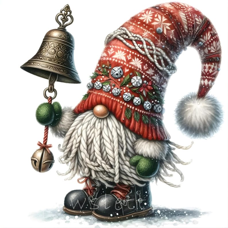 Christmas Bells Clipart | Set of 10 | High Quality 300 DPI Jpegs ...