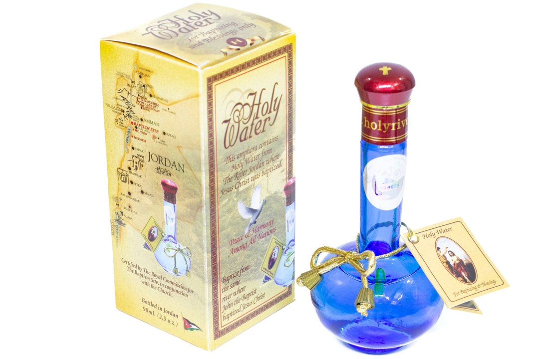 Holy Water From Jordan River the Baptism Site of Jesus - Etsy