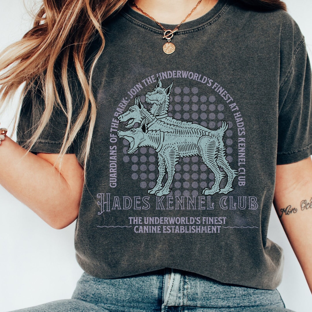 Hades Kennel Club Tee – Cerberus Greek Mythology Dog Shirt - Etsy