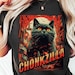 Chonkzilla Monster Cat Tee - Oversized Comfort Color Shirt, Chonky Cat ...