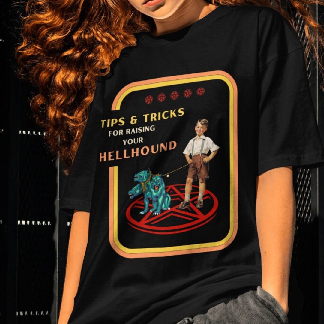 How to Train Your Hellhound Funny Kitsch T-shirt | Comfort Colors ...