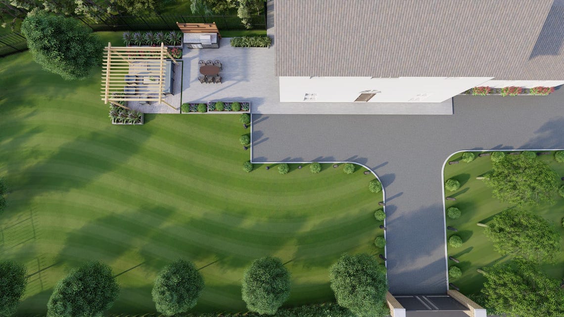 Landscape Design for Front Yard, Backyard, Patio, Garden 3D ...