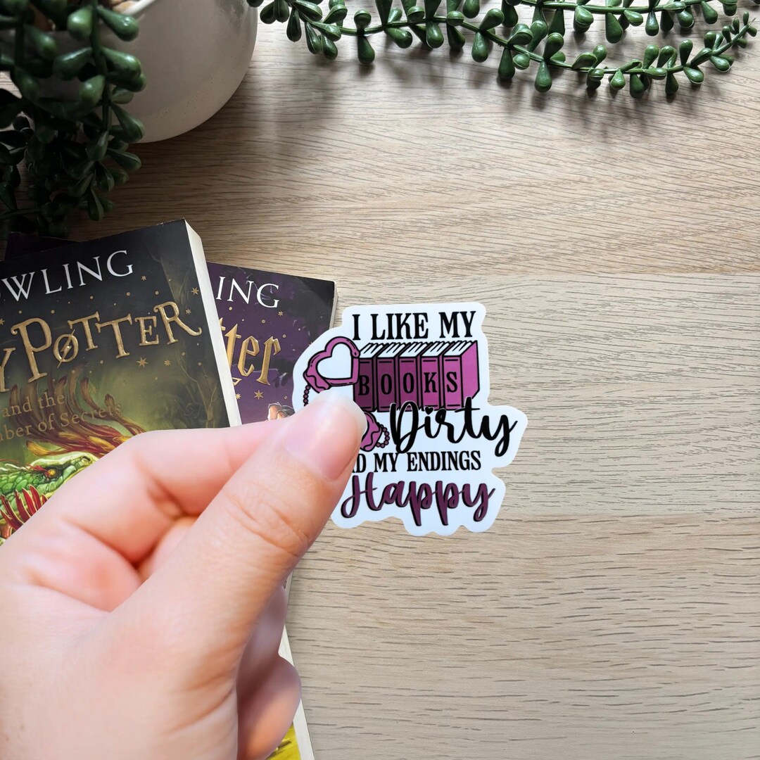 Dirty Books Sticker - Etsy