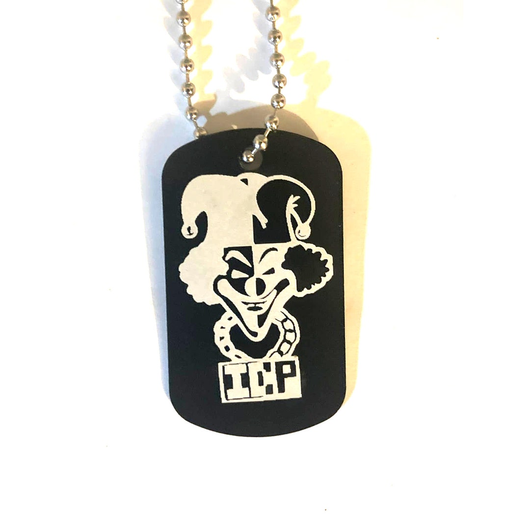 Insane Clown Posse ICP Juggalo Engraved Pendant With Necklace - Etsy