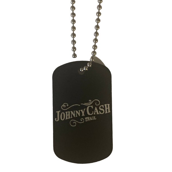 Johnny Cash Necklace - Etsy