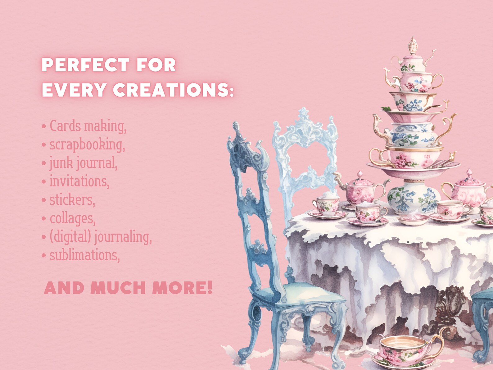 Pastel Alice in Wonderland Clipart Fairy Tales PNG Fantasy - Etsy UK