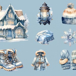 Cozy Winter Clipart, Christmas PNG, Holiday Clip Art, Xmas Time PNG ...