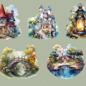 Enchanted Forest Clipart, Fairy Forest PNG, Magical Fantasy Clip Art ...