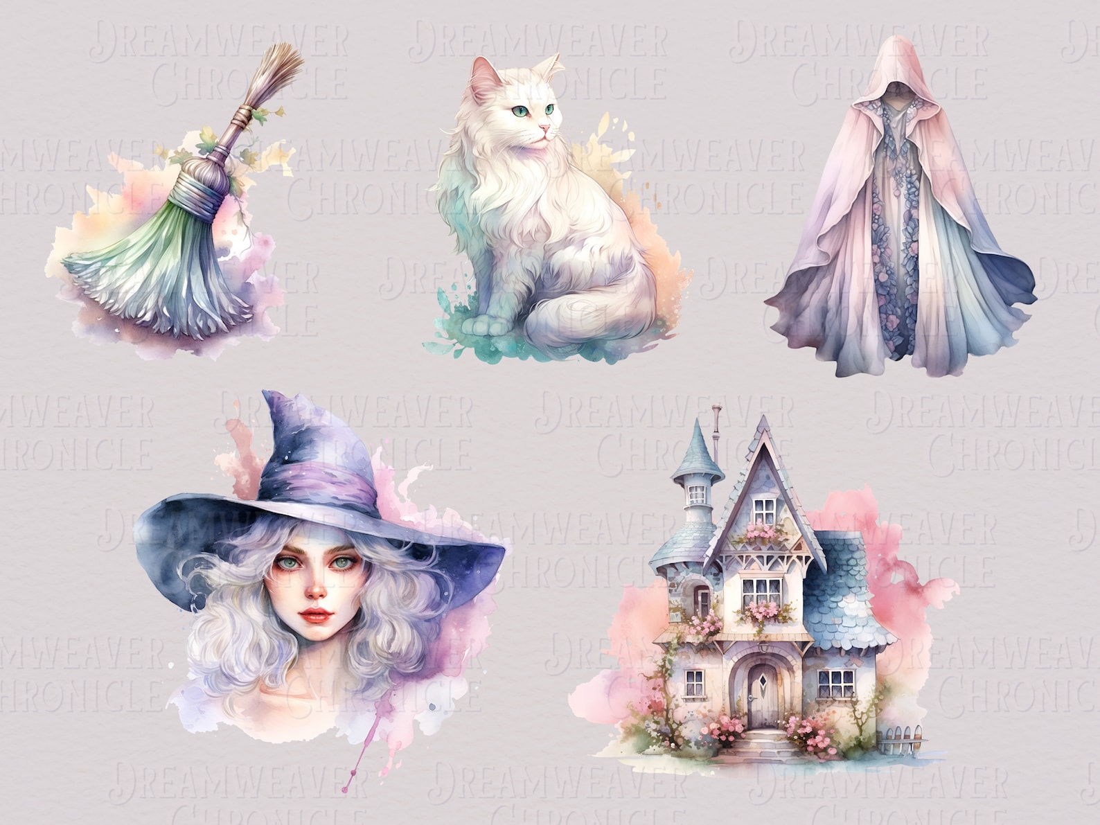 Good Witch PNG White Witch Clipart Halloween Clip Art - Etsy