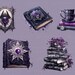 Gothic Books PNG, Bookish Clipart, Books Stacks Clip Art, Digital ...