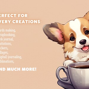 Corgi PNG, Kawaii Corgis Clipart, Dog Clip Art, Cute Animal PNG, Bundle ...