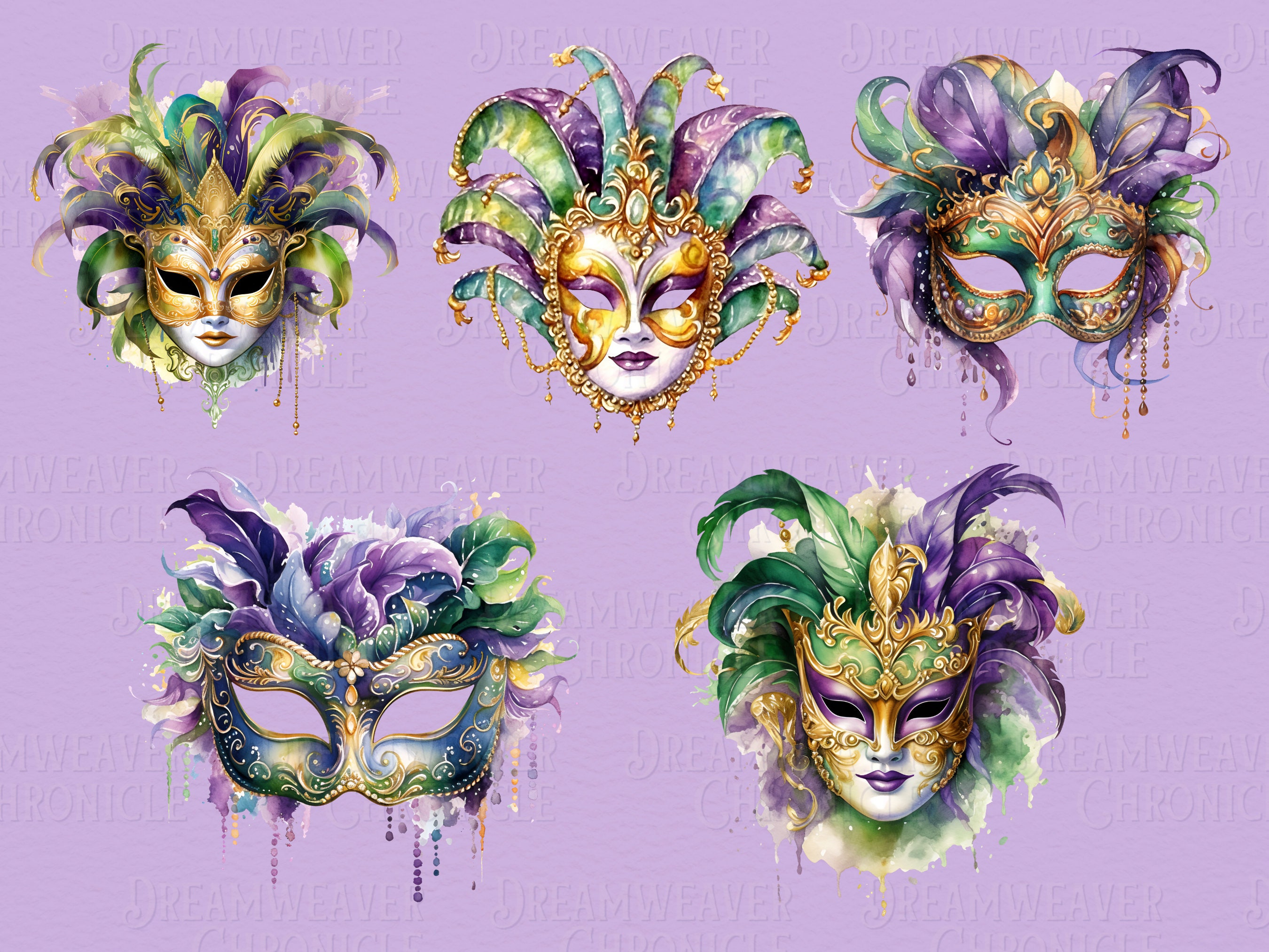 Mardi Gras Mask PNG, Carnival Clipart, Masquerade Mask Clip Art, Bundle ...