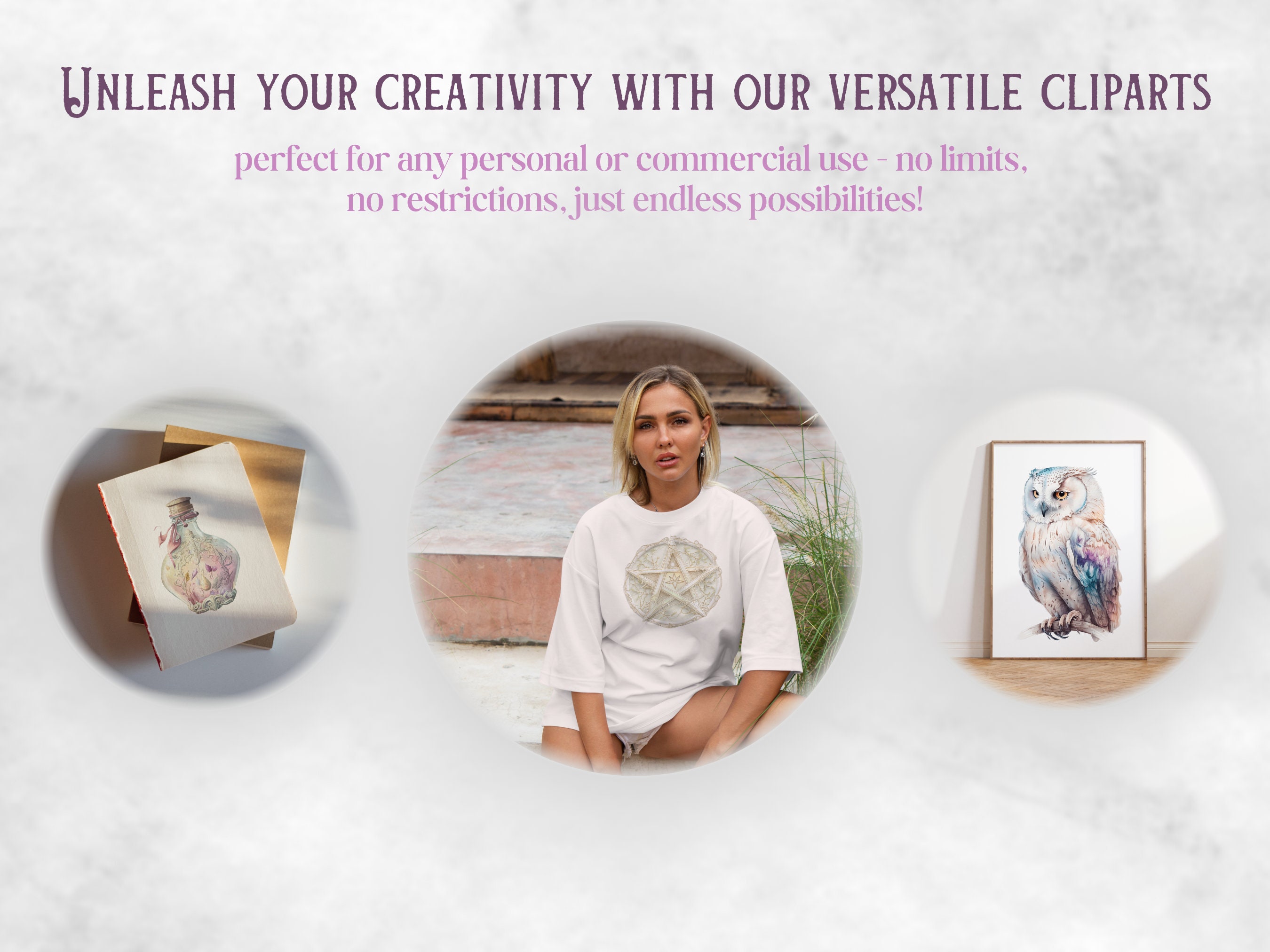 Good Witch PNG White Witch Clipart Halloween Clip Art - Etsy UK