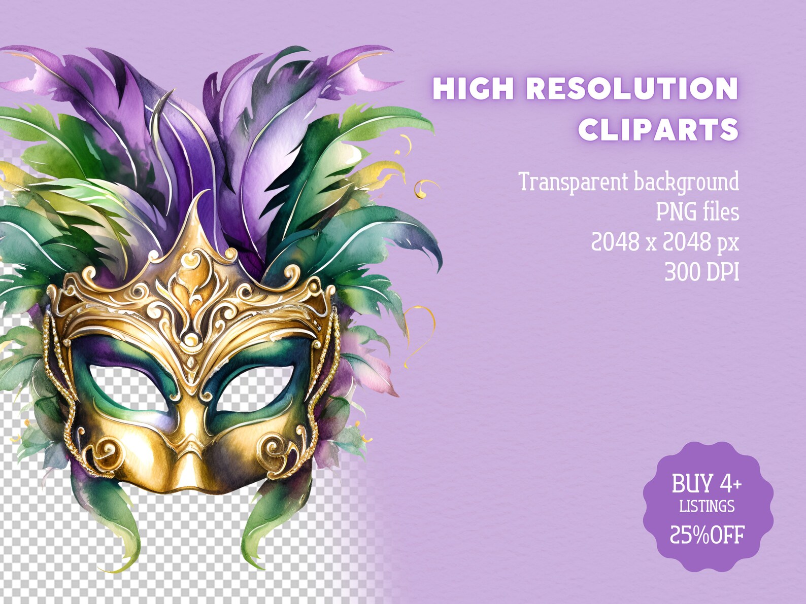 Mardi Gras Mask PNG, Carnival Clipart, Masquerade Mask Clip Art, Bundle ...