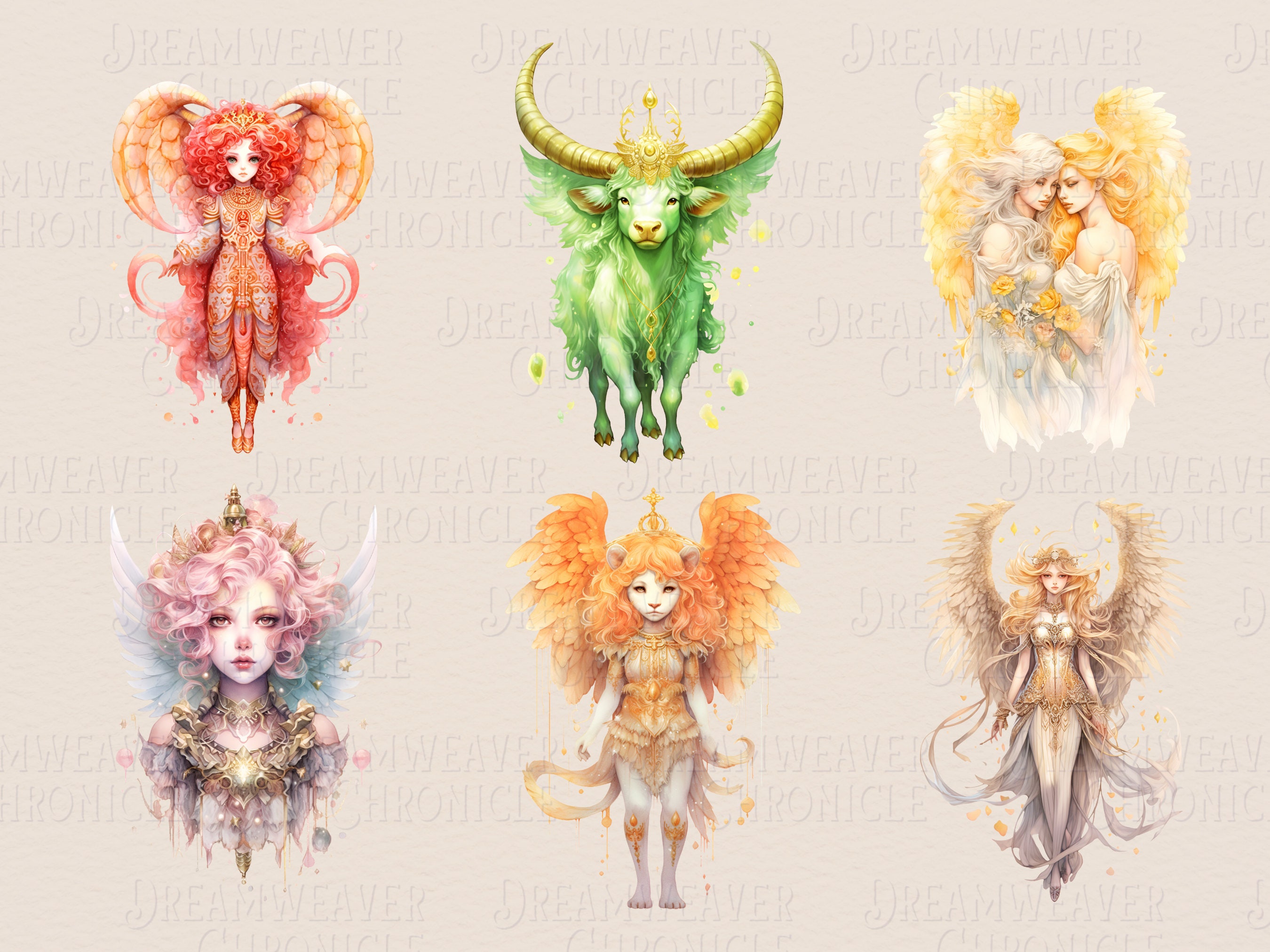Astrological Angels PNG, Zodiac Signs Clipart, Astrology Horoscope Clip ...