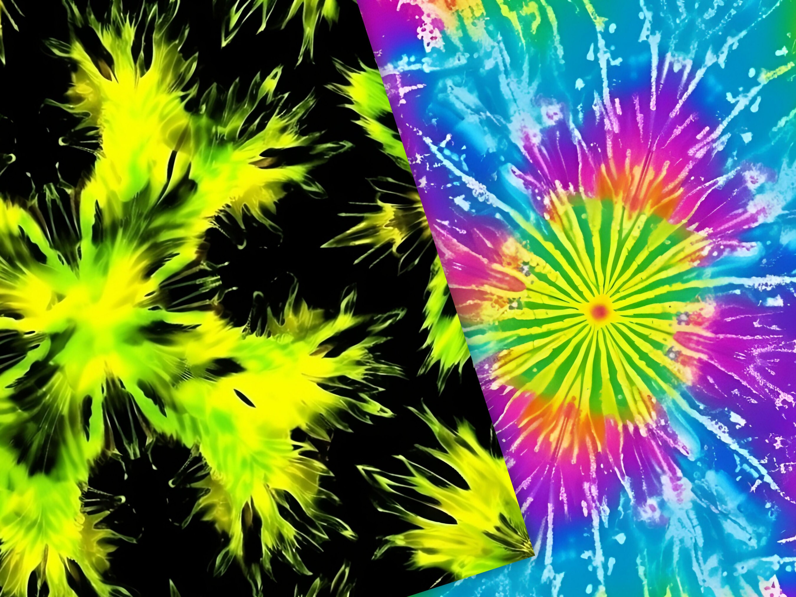 Neon Tie Dye Digital Papers Tiedye Pattern Tie and Dye - Etsy