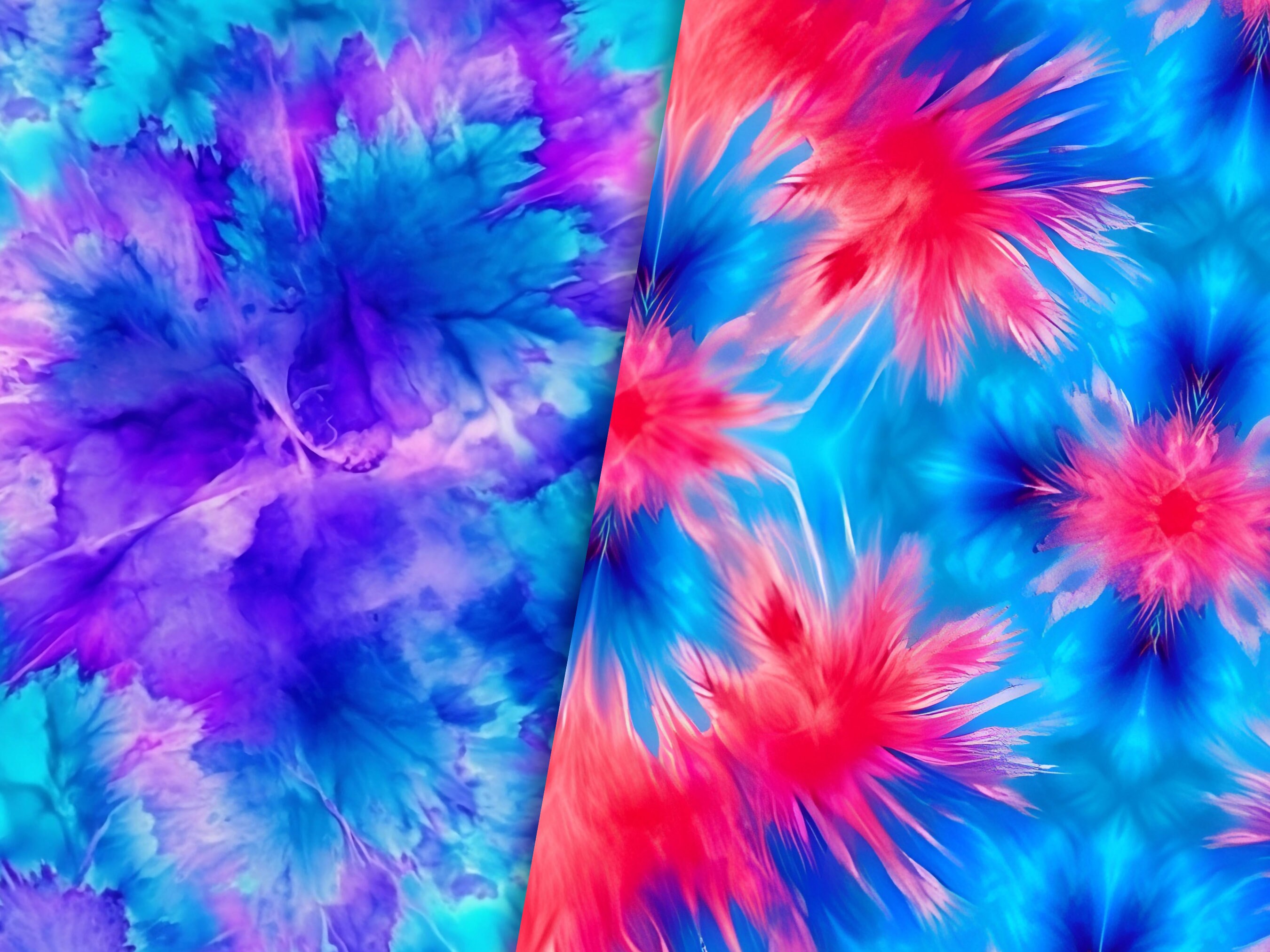 Neon Tie Dye Digital Papers Tiedye Pattern Tie and Dye - Etsy