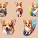 Corgi PNG, Kawaii Corgis Clipart, Dog Clip Art, Cute Animal PNG, Bundle ...