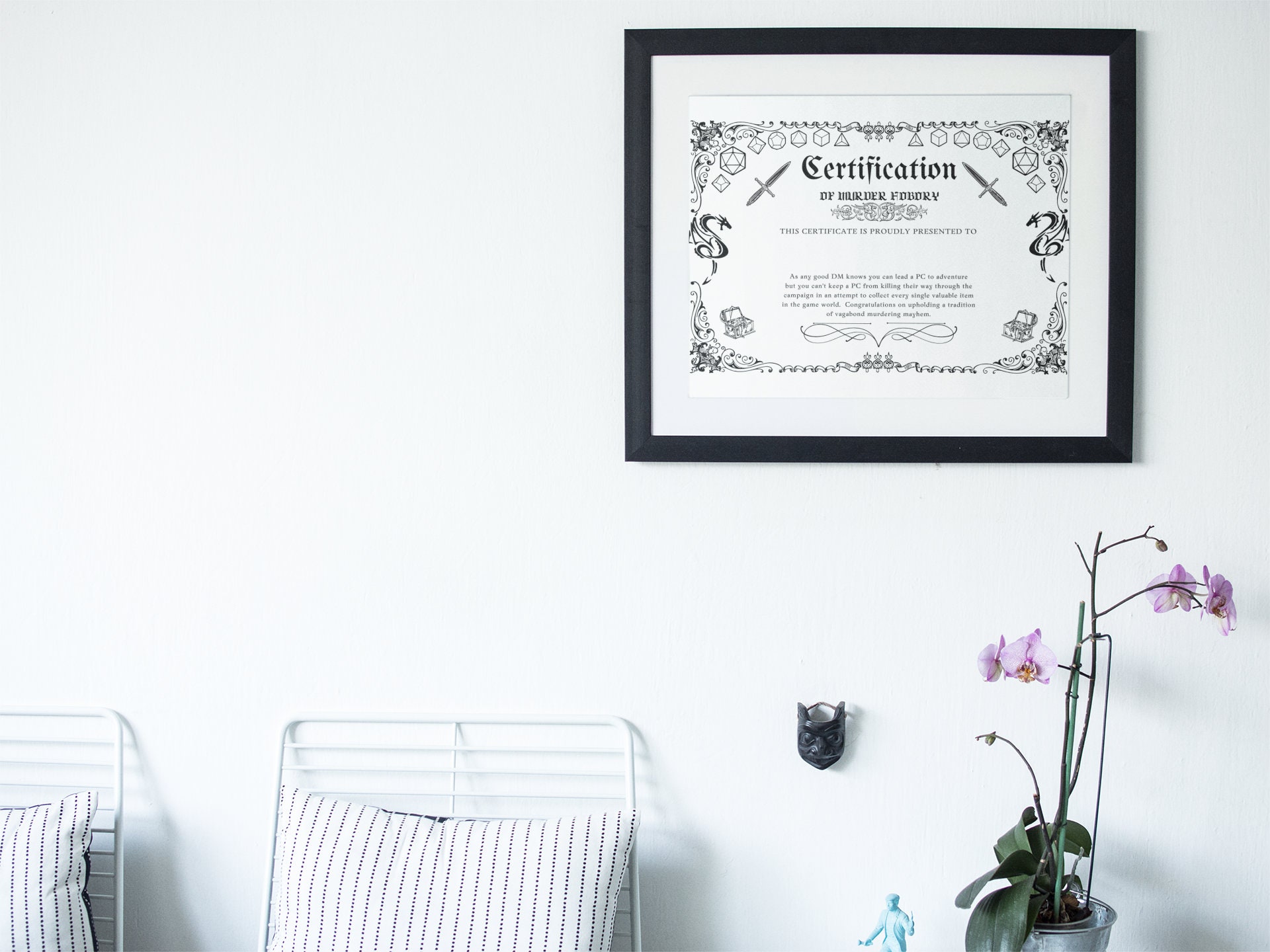 Dungeons and Dragons Murder Hobo Certificate Bundle SVG Dungeon and ...