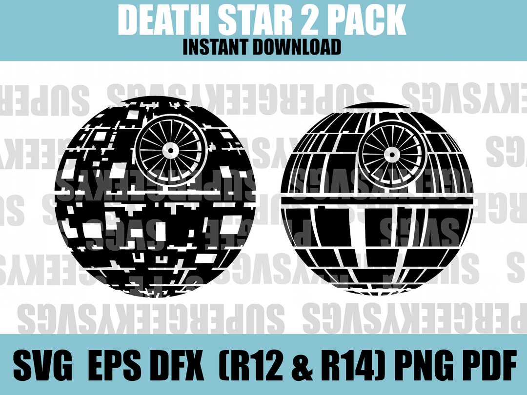 Deathstar Cricut Cut File, Star Wars, SVG Cut Machine, Cut File, Vector ...