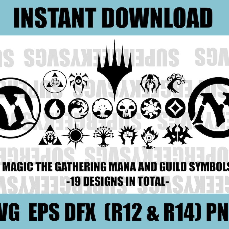 Magic Gathering Svg - Etsy