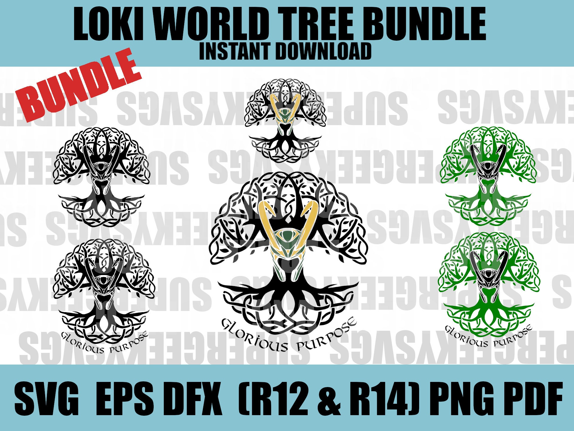 Loki God of Stories, World Tree, SVG Marvel Loki, Cricut File for ...