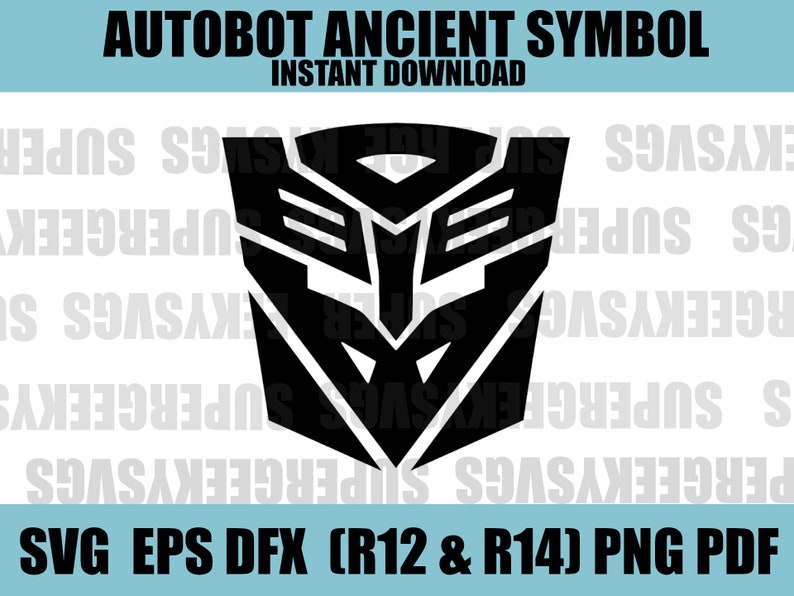 Ancient Autobot Symbol SVG Autobots Cricut Cut File 80s Cartoons for ...