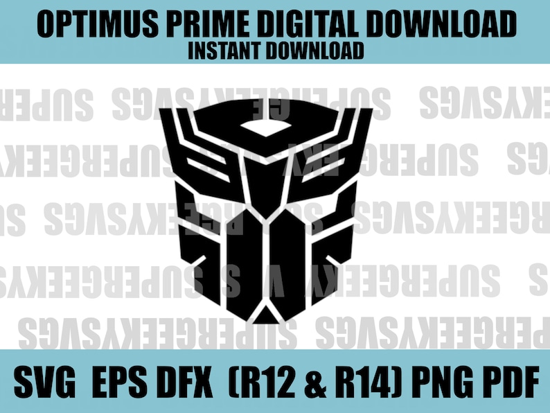 Optimus Prime SVG Autobots Cricut Cut File 80s Cartoons for Silhouette ...