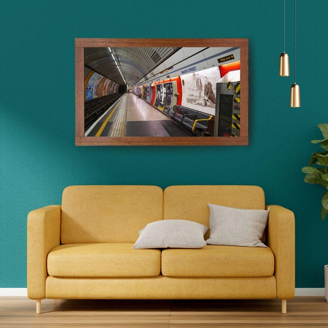 London Underground Platform - (horizontal) PRINTABLE DIGITAL IMAGE ...