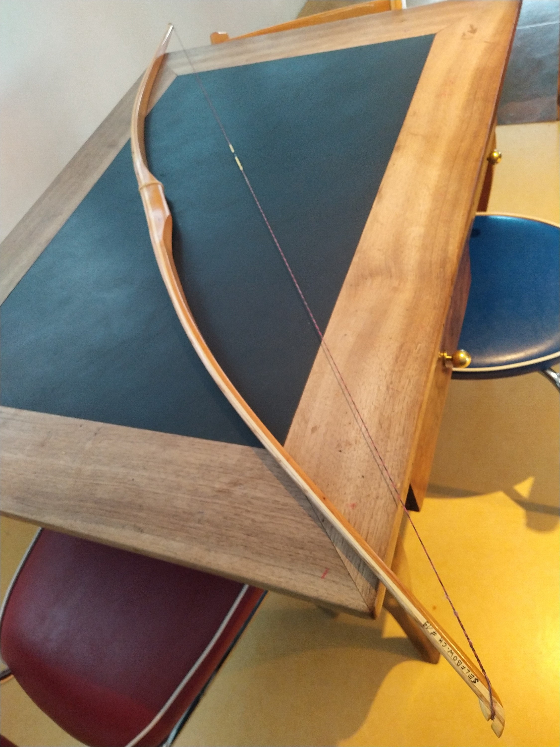 Longbow V1 (no 19) Yew - Maple- White Assh - Lefthanded - 46# @ 28" - Etsy