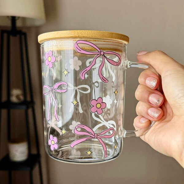 Pink Glass Cups - Etsy