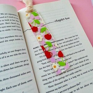 Cute Fruit Acrylic Bookmark, Strawberry Bookmark, Book Lover Gift ...