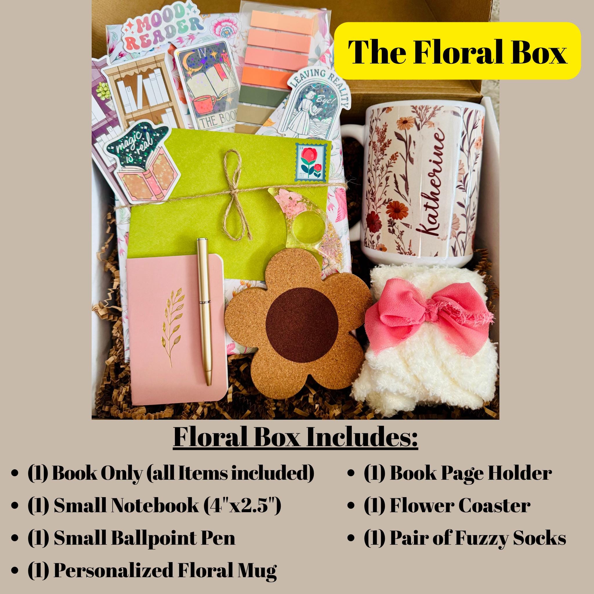 Personalized Blind Date With a Book Gift Box Care Package for Her ...