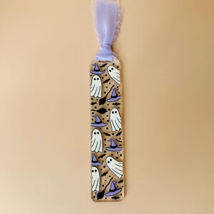 Cute Halloween Ghost Bookmark, Spooky Bookmark, Book Lover Gift ...