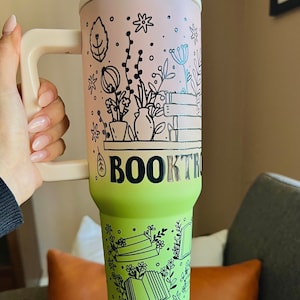 Book Lover Tumbler, Bookworm Gift Tumbler, Book Lover Cup With Lid and ...