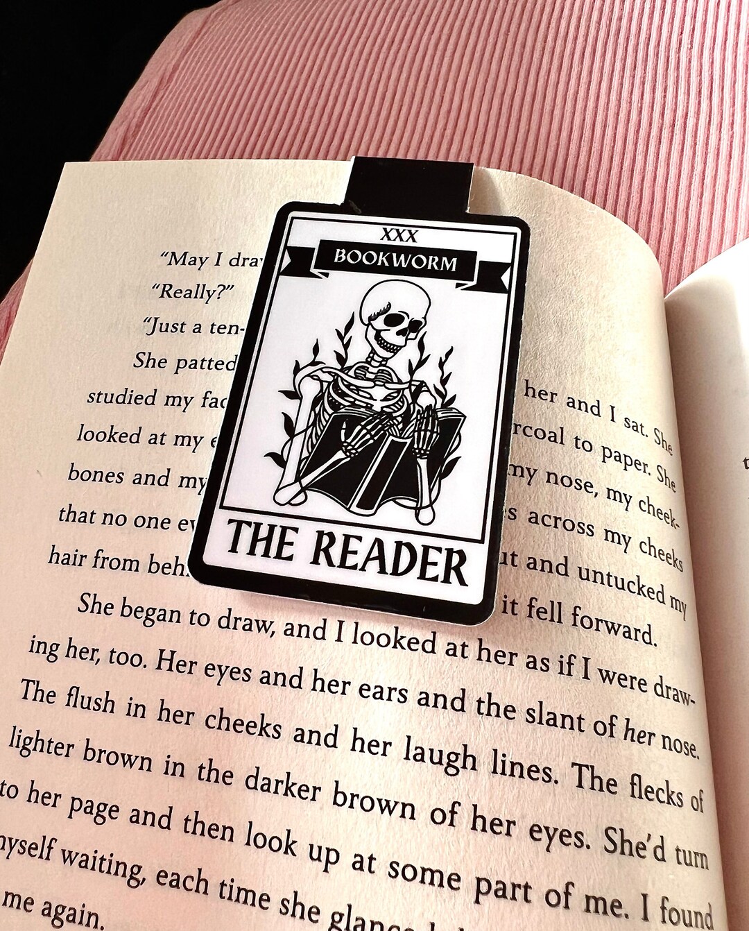Cute Reader Bookmark, Magnetic Bookmark, Bookish Gift, Book Lover Gift ...