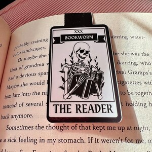 Cute Reader Bookmark, Magnetic Bookmark, Bookish Gift, Book Lover Gift ...