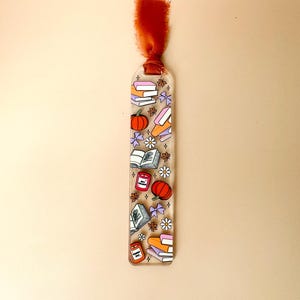 Cute Halloween Ghost Bookmark, Spooky Bookmark, Book Lover Gift ...