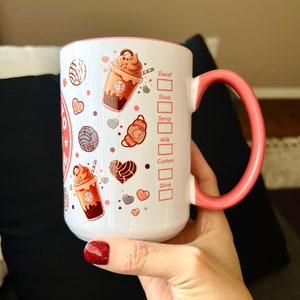 Cafecito Mug, Cafecito Y Chisme Coffee Mug, Pink Cafecito Mug, Cafecito ...