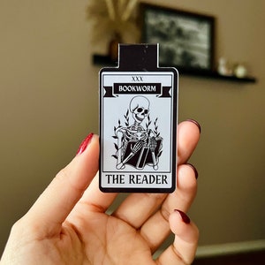 Cute Reader Bookmark, Magnetic Bookmark, Bookish Gift, Book Lover Gift ...