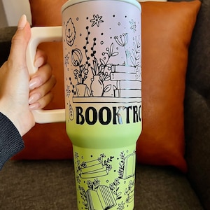 Book Lover Tumbler, Bookworm Gift Tumbler, Book Lover Cup With Lid and ...