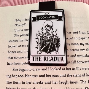 Cute Reader Bookmark, Magnetic Bookmark, Bookish Gift, Book Lover Gift ...