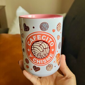 Cafecito Mug, Cafecito Y Chisme Coffee Mug, Pink Cafecito Mug, Cafecito ...