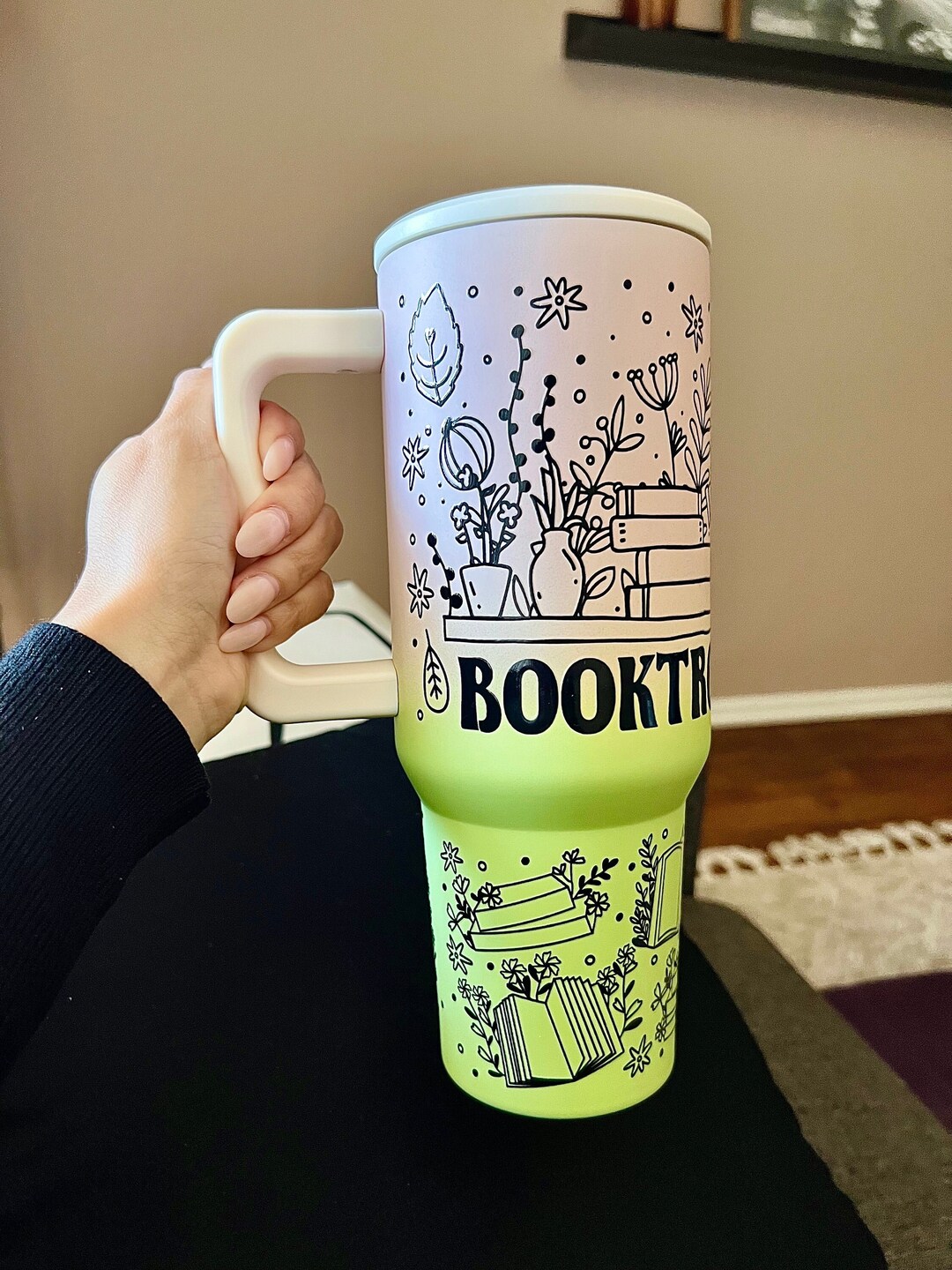 Book Lover Tumbler, Bookworm Gift Tumbler, Book Lover Cup With Lid and ...