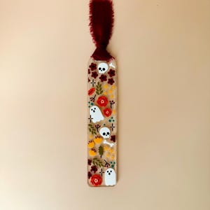 Cute Halloween Ghost Bookmark, Spooky Bookmark, Book Lover Gift ...