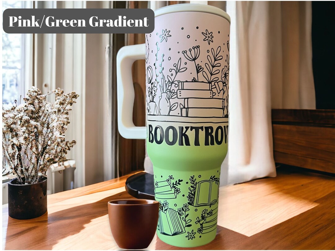 Book Lover Tumbler, Bookworm Gift Tumbler, Book Lover Cup With Lid and ...